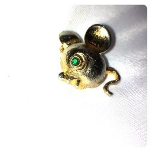 Jewelry | Vintage Mouse Pin | Poshmark